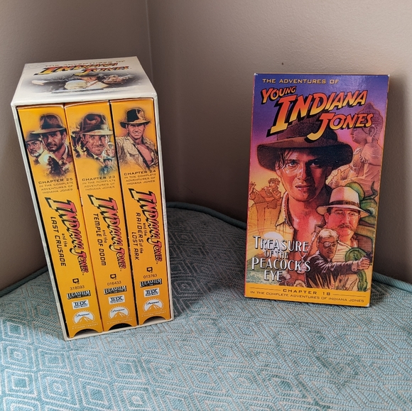 Other | Indiana Jones Box Set Vhs Bonus Young Indiana Jones Chapter 18 ...